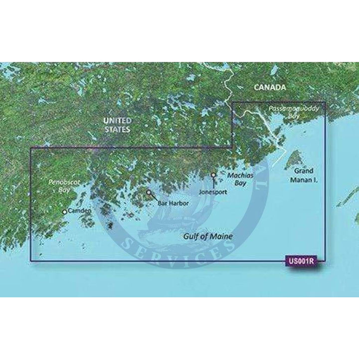 BlueChart G3 Vision: VUS001R-North Maine - Amnautical
