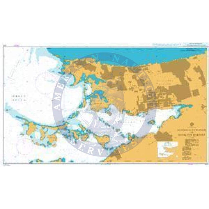 British Admiralty Nautical Chart 1073: Dundonald Channel to Hamilton H ...