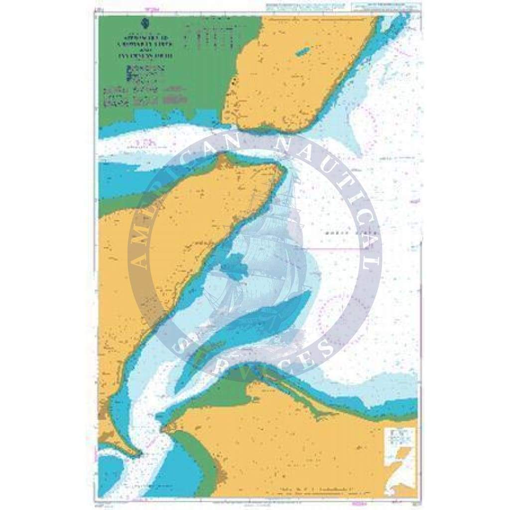 British Admiralty Nautical Chart 1077: Approaches to Cromarty Firth an ...