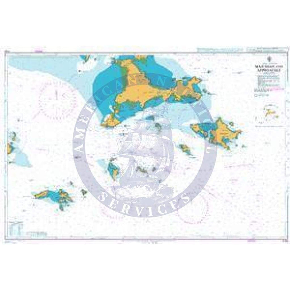 British Admiralty Nautical Chart 1134: Maji Shan and Approaches ...
