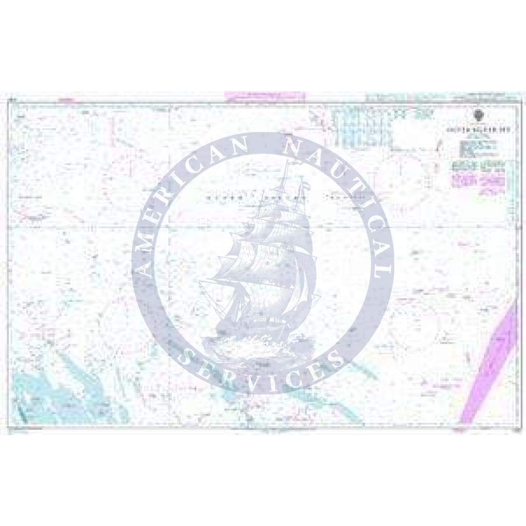 British Admiralty Nautical Chart 1187: North Sea, Outer Silver Pit ...