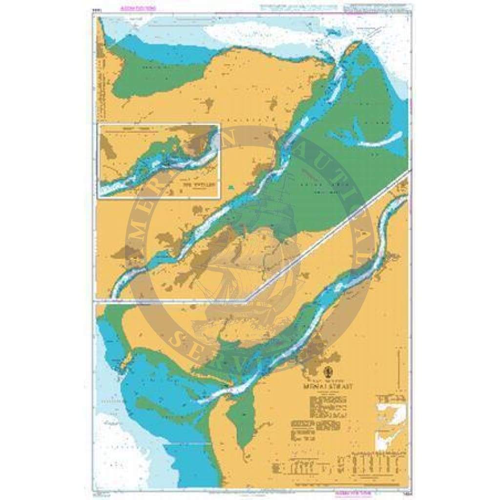 Admiralty Chart 1464: Menai Strait - Amnautical
