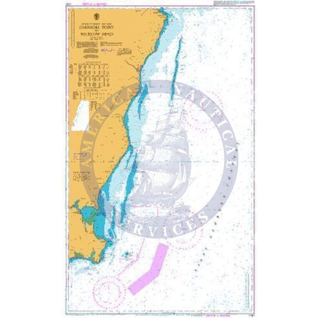 British Admiralty Nautical Chart 1787: Carnsore Point to Wicklow Head ...