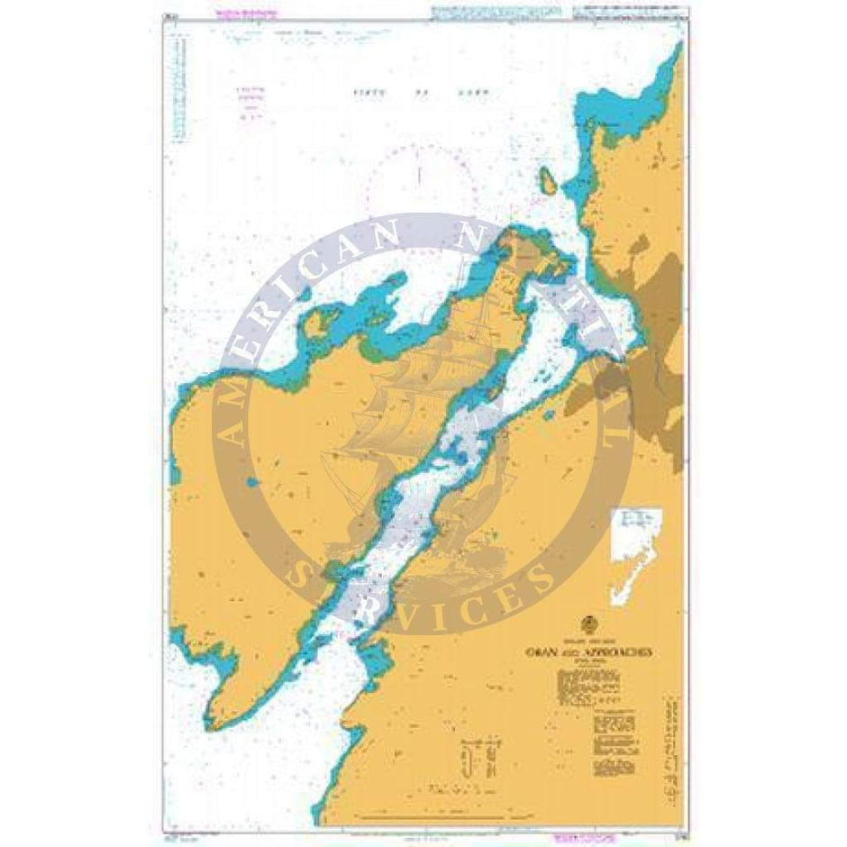 British Admiralty Nautical Chart 1790: Scotland - West Coast, Oban and ...