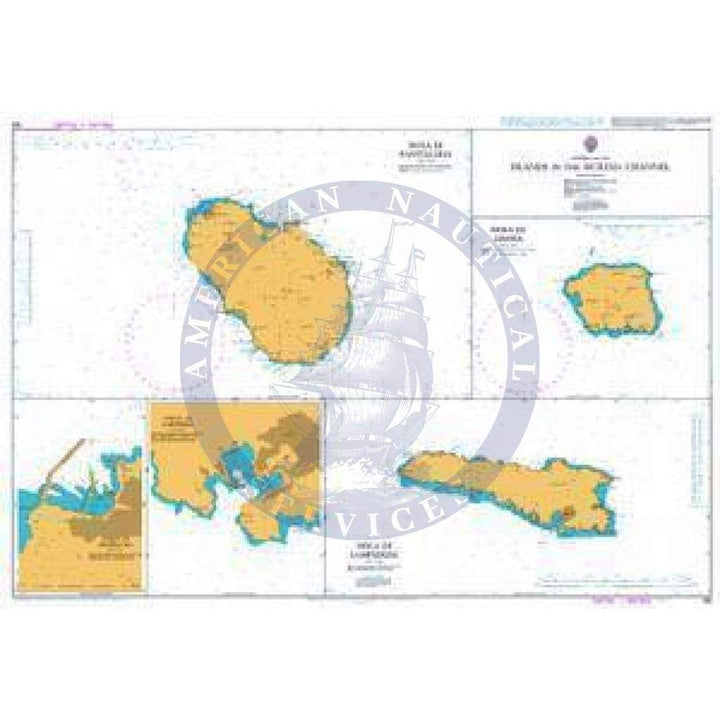 British Admiralty Nautical Chart 193: Islands in the Sicilian Channel ...