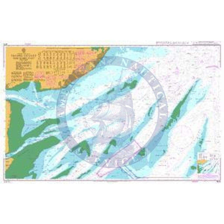 British Admiralty Nautical Chart 1975: England - East Coast - Amnautical