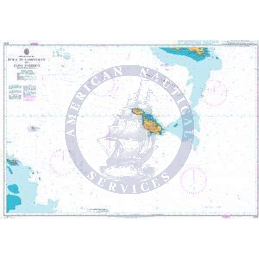 British Admiralty Nautical Chart 2124: Mediterranean Sea, Isola di Lam ...