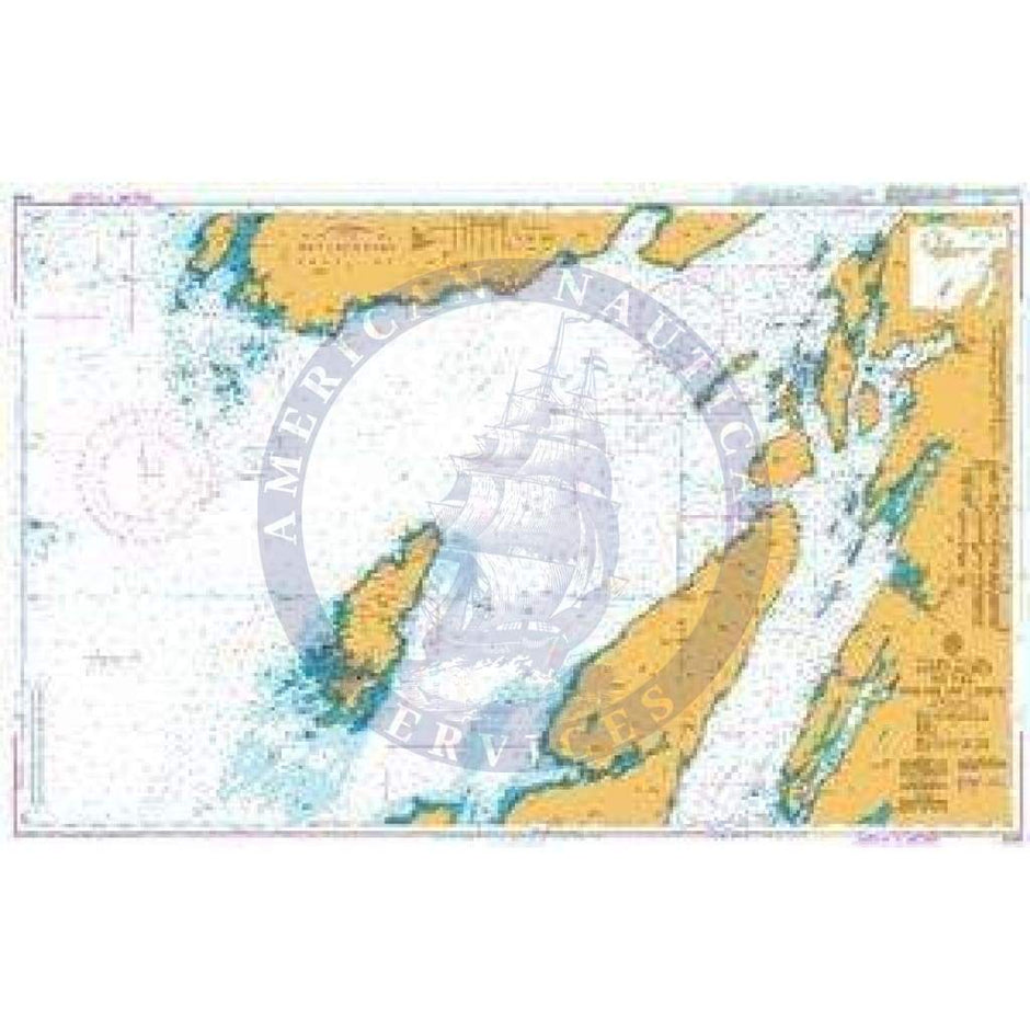British Admiralty Nautical Chart 2169: Scotland – West Coast, Approach - Amnautical