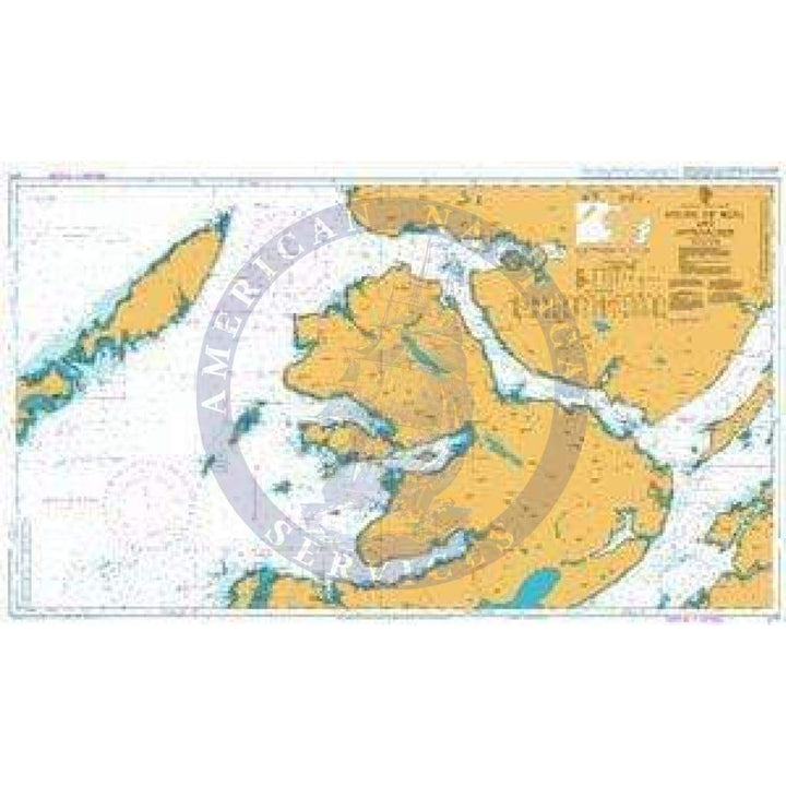 British Admiralty Nautical Chart 2171: Scotland – West Coast, Sound of ...