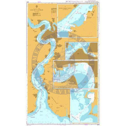 British Admiralty Nautical Chart 2203: Black Sea – Ukraine, Buz'kyy Ly ...