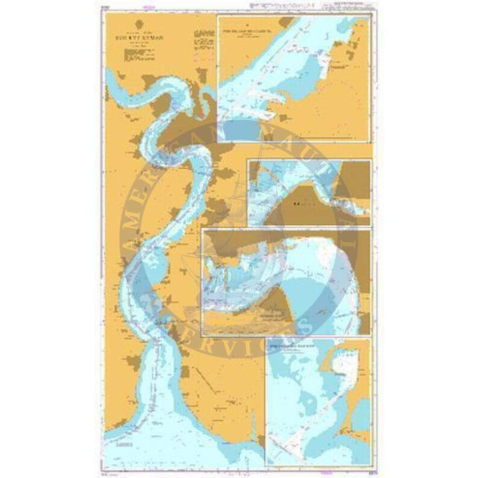 British Admiralty Nautical Chart 2203: Black Sea – Ukraine, Buz'kyy Ly ...