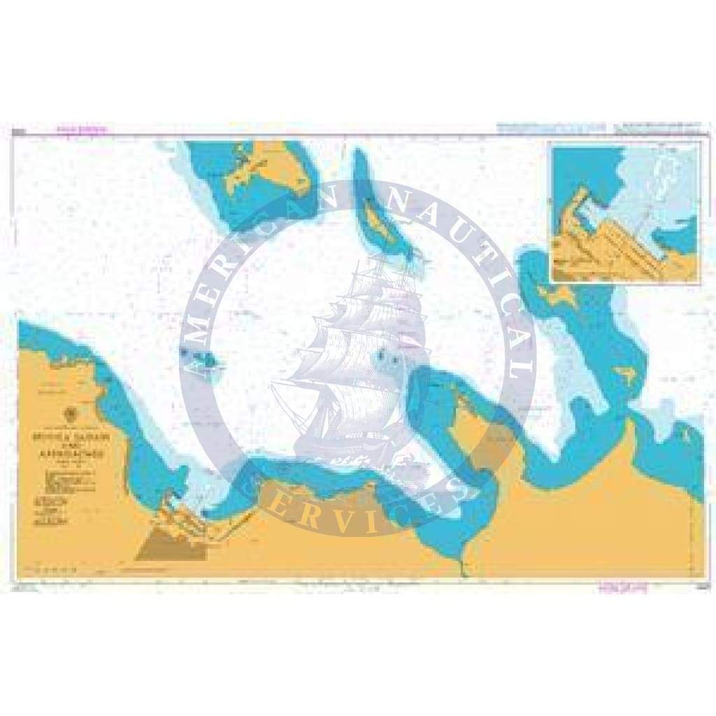 British Admiralty Nautical Chart 2225: Muuga Sadam and Approaches ...