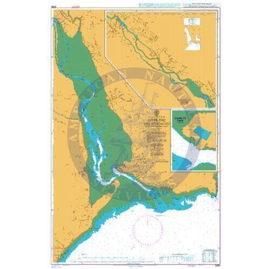 British Admiralty Nautical Chart 2290: River Exe and Approaches ...