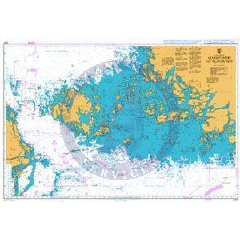 British Admiralty Nautical Chart 2297: Saaristomeri and Alands Hav ...