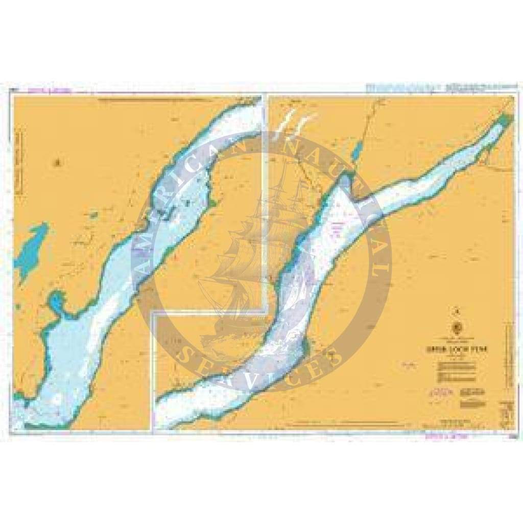British Admiralty Nautical Chart 2382: Scotland - West Coast, Firth of ...