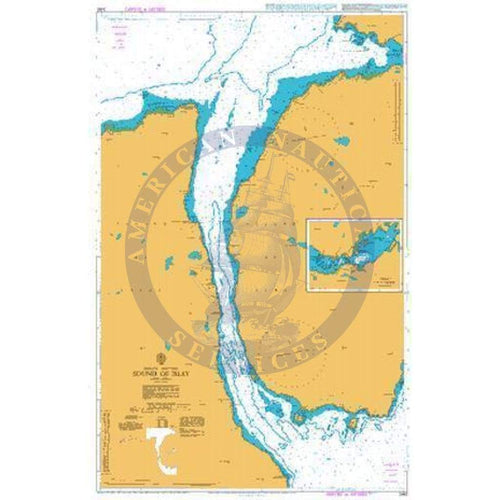 British Admiralty Nautical Chart 2481: Sound of Islay - Amnautical
