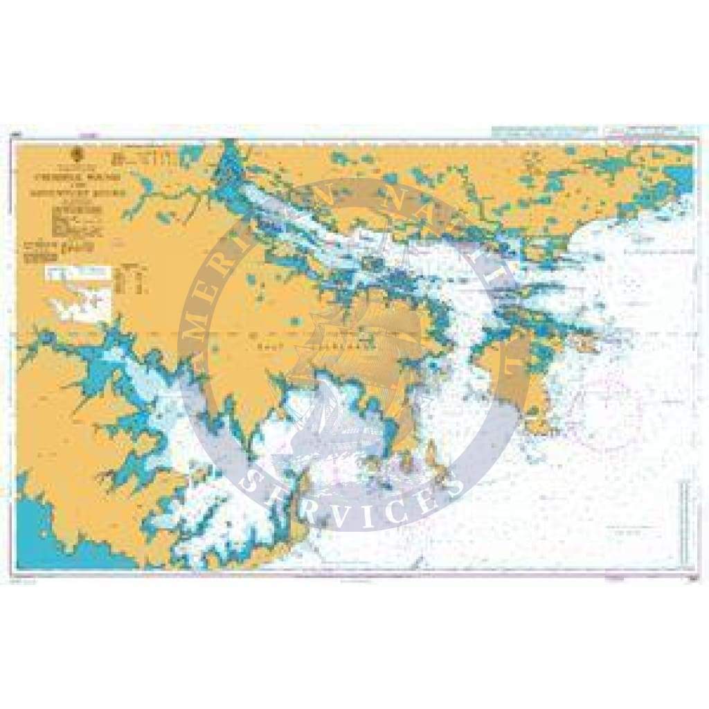 British Admiralty Nautical Chart 2561: Choiseul Sound and Adventure So ...