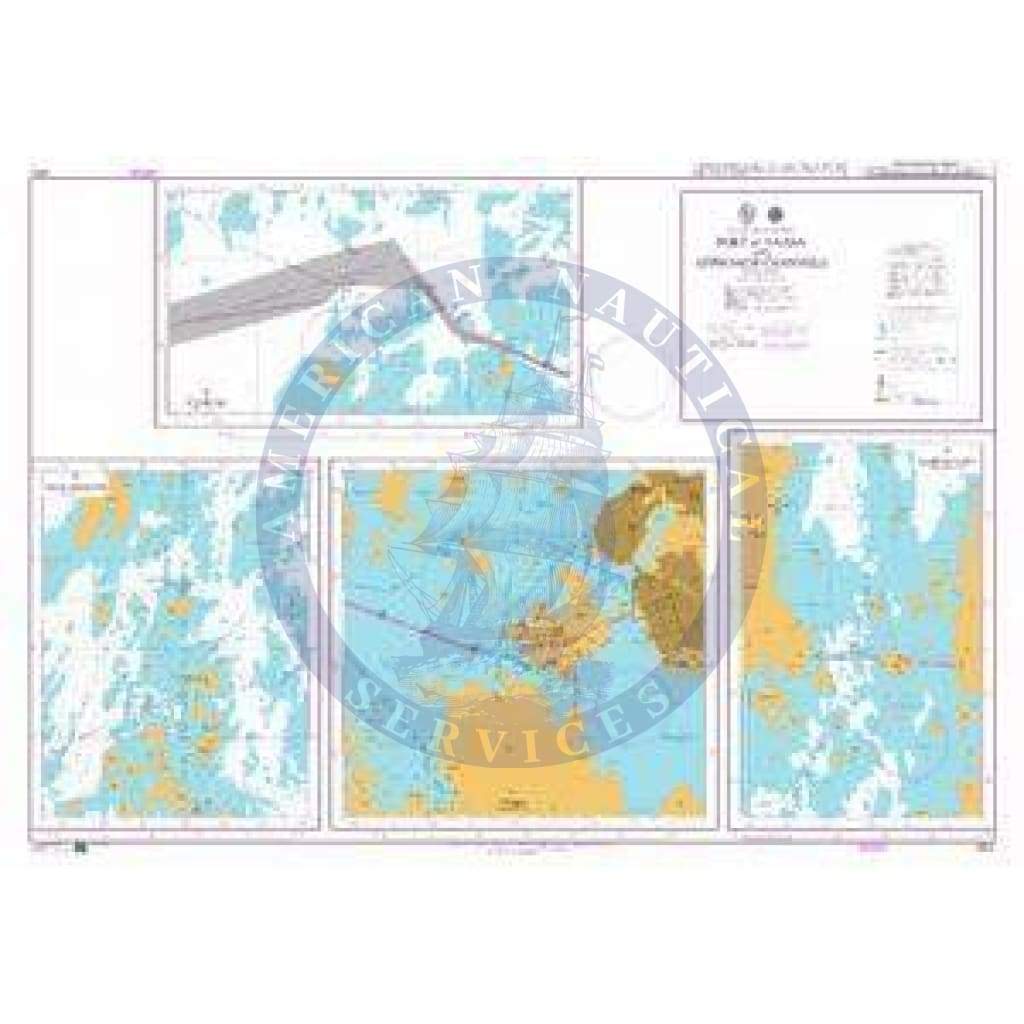 British Admiralty Nautical Chart 2612 | BA 2612 Chart | BA2612 - Amnautical