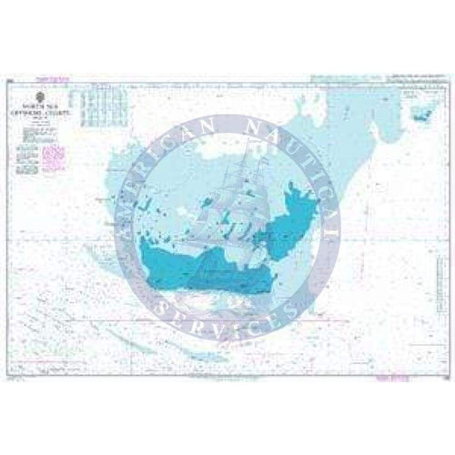 British Admiralty Nautical Chart 266: North Sea Offshore Charts ...