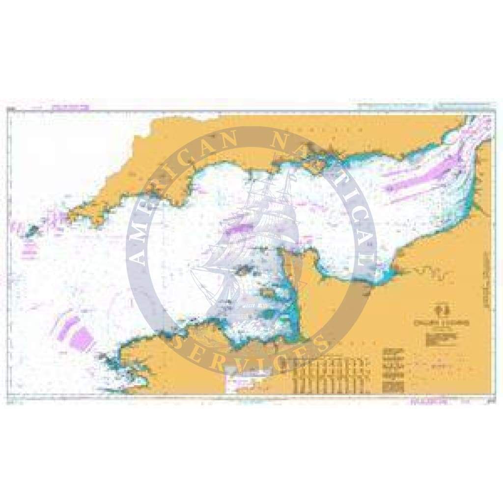 BA Nautical Chart 2675: English Channel | Admiralty Chart 2675 - Amnautical