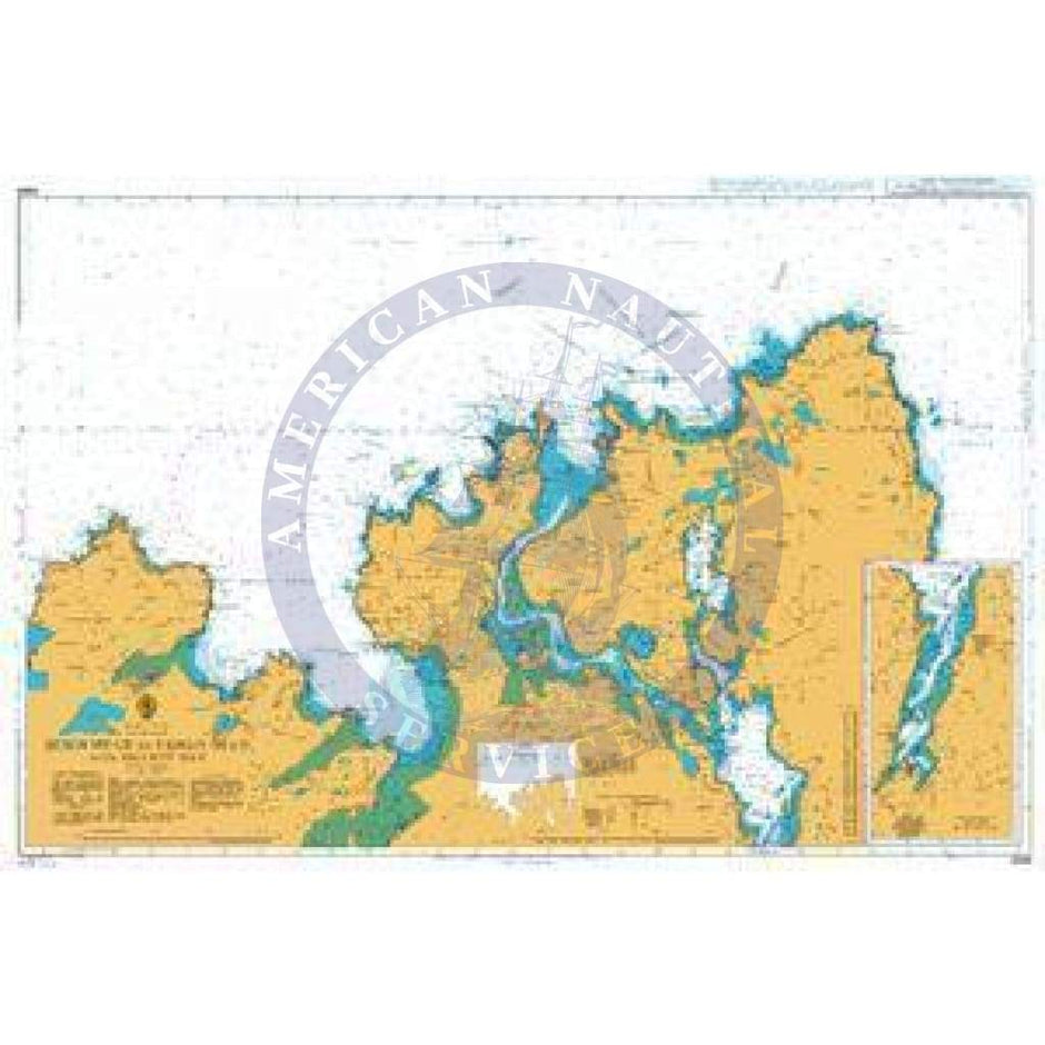 British Admiralty Nautical Chart 2699: Ireland – North Coast, Horn Hea ...