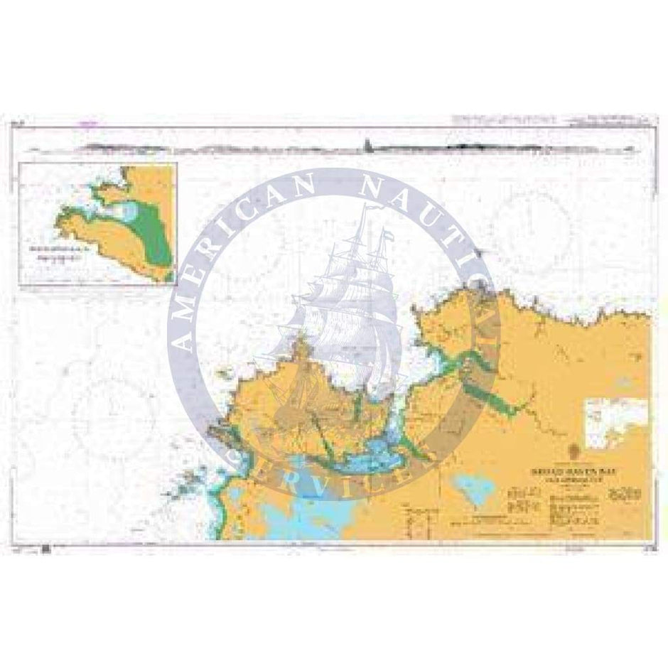British Admiralty Nautical Chart 2703: Ireland - West Coast, Broad Hav ...
