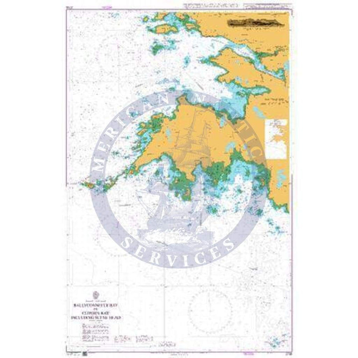 British Admiralty Nautical Chart 2708: Ireland - West Coast, Ballyconn ...
