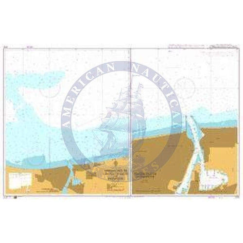 British Admiralty Nautical Chart 2751: Mexico - East Coast, Approaches ...