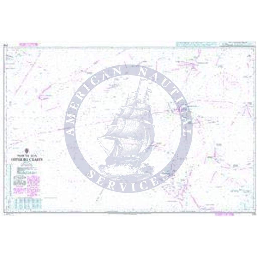 British Admiralty Nautical Chart 278: North Sea Offshore Charts ...