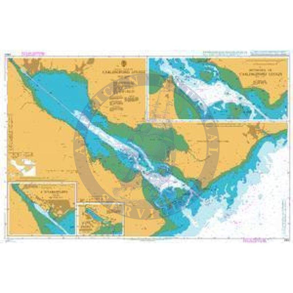 British Admiralty Nautical Chart 2800: Ireland - East Coast, Carlingfo ...