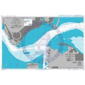 British Admiralty Nautical Chart 2813: Hampton Roads and Newport News ...