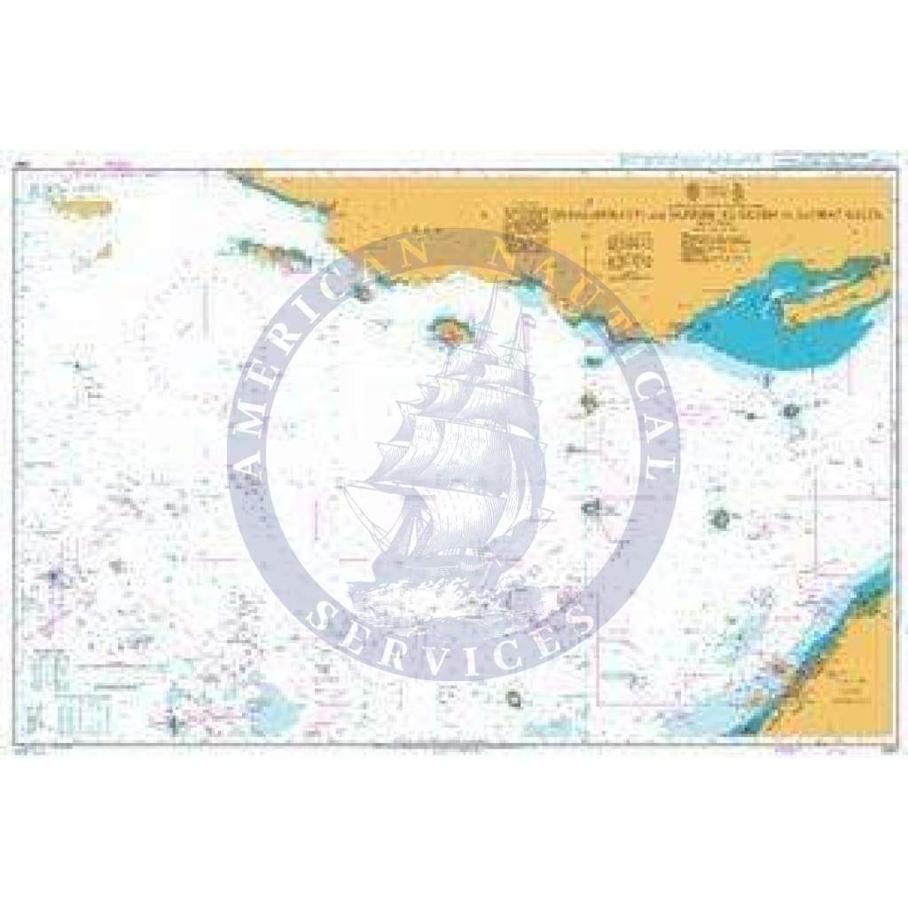 British Admiralty Nautical Chart 2887: United Arab Emirates, Iran and ...