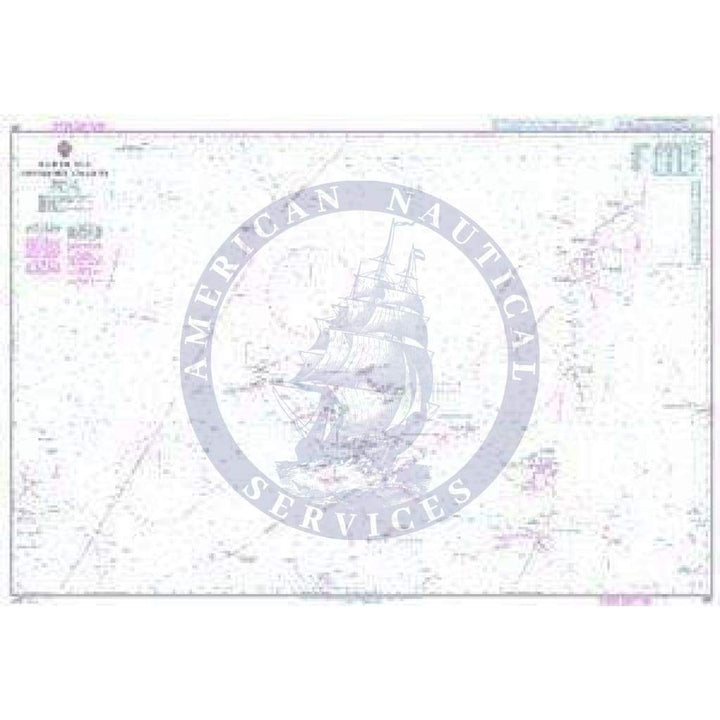 British Admiralty Nautical Chart 291: North Sea Offshore Chart - Amnautical