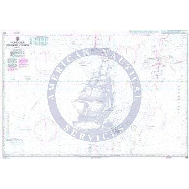 British Admiralty Nautical Chart 294: North Sea Offshore - Amnautical