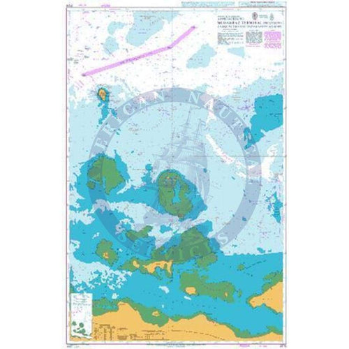 British Admiralty Nautical Chart 3178: Approaches to Mubarraz Terminal ...