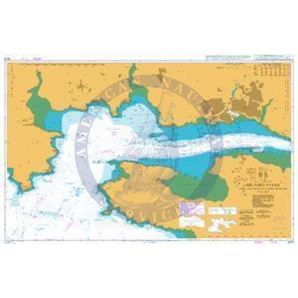 British Admiralty Nautical Chart 3274: Milford Haven Saint Ann's Head ...