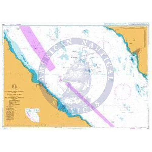 British Admiralty Nautical Chart 333: Gulf of Suez - Amnautical