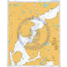 British Admiralty Nautical Chart 3564: Norway - West Coast, Ytre Harda ...