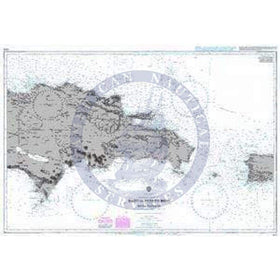 British Admiralty Nautical Chart 3689: Eastern Part of Haiti to Puerto ...