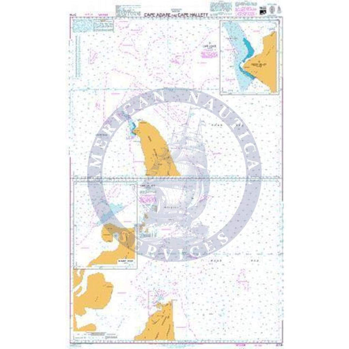 British Admiralty Nautical Chart 3714: Cape Adare and Cape Hallett ...