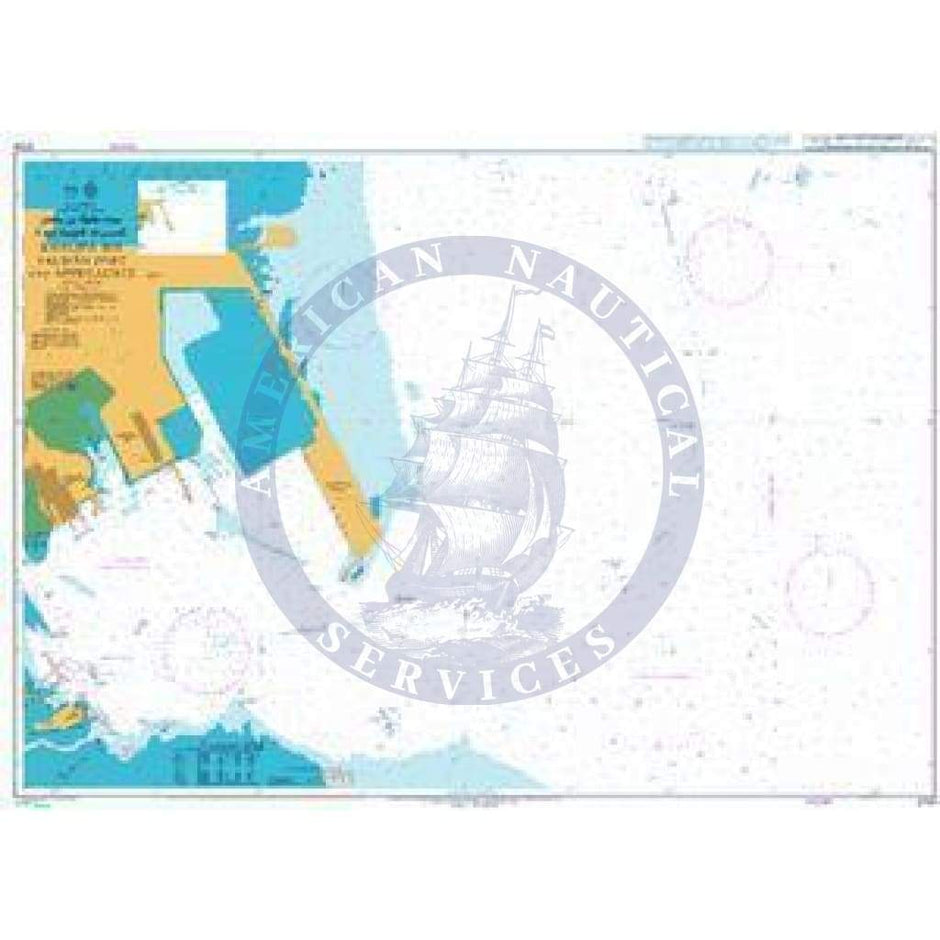British Admiralty Nautical Chart 3734: Khalifa Bin Salman Port and App ...