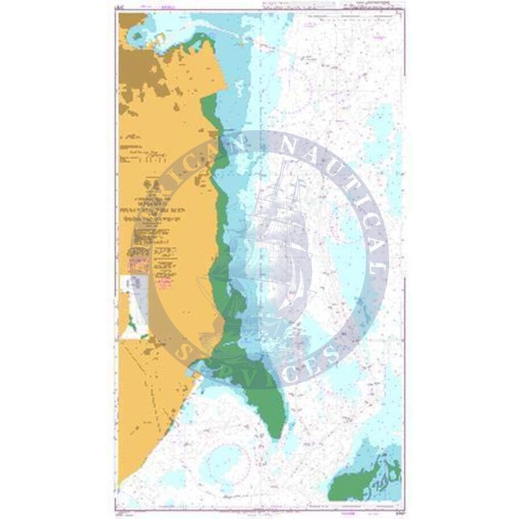 British Admiralty Nautical Chart 3787: Qatar, Approaches to Mesaieed(M ...