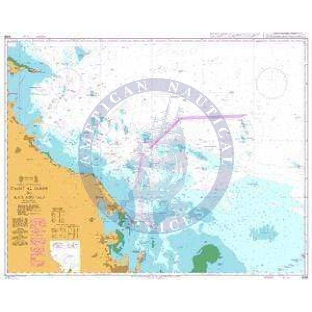 British Admiralty Nautical Chart 3788: Bahrain and Saudi Arabia, Fasht ...
