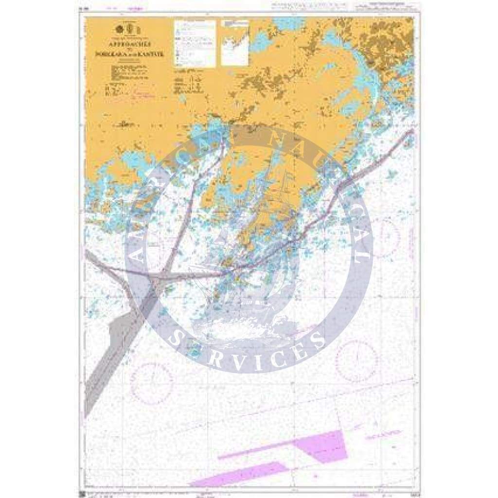 British Admiralty Nautical Chart 3819: Baltic Sea - Gulf of Finland, A ...