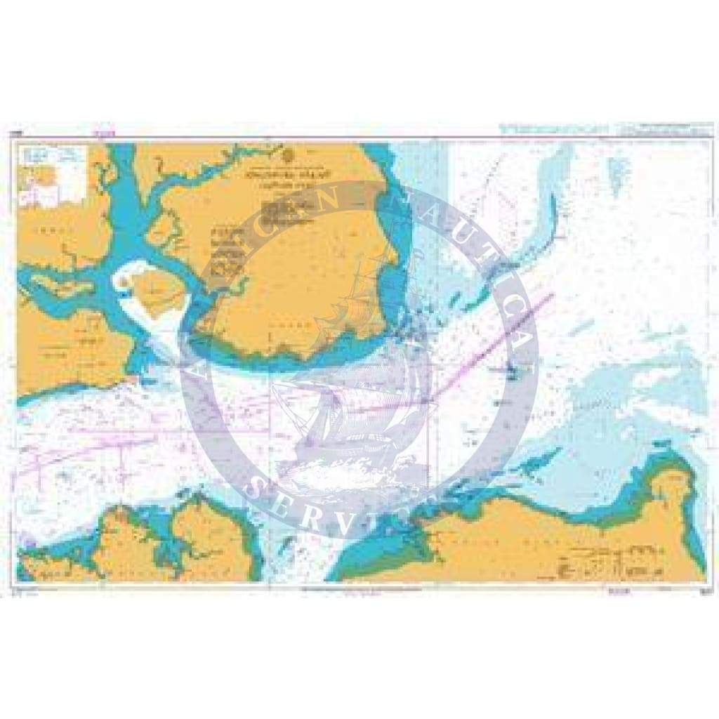 British Admiralty Nautical Chart 3831: Indonesia, Malaysia and Singapo ...