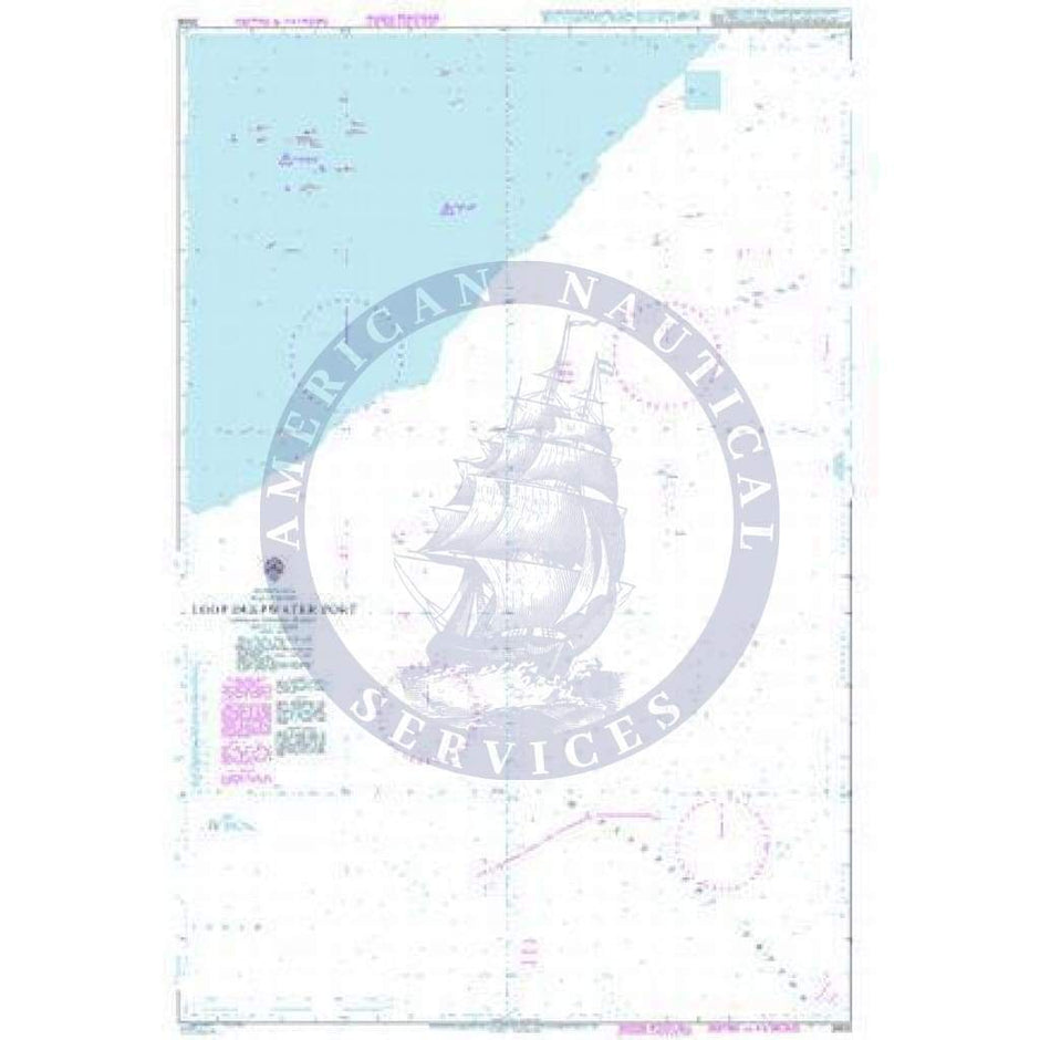 British Admiralty Nautical Chart 3856: Loop Deepwater Port Louisiana O ...