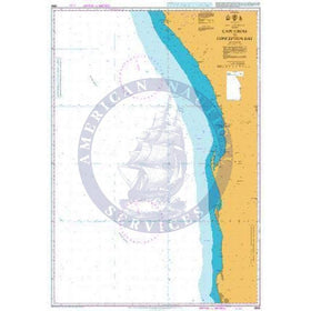 British Admiralty Nautical Chart 3859: Cape Cross to Conception Bay ...