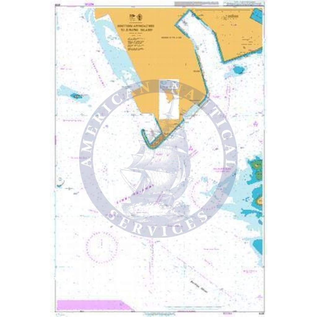 British Admiralty Nautical Chart 4031: Port of Singapore, Western Appr ...
