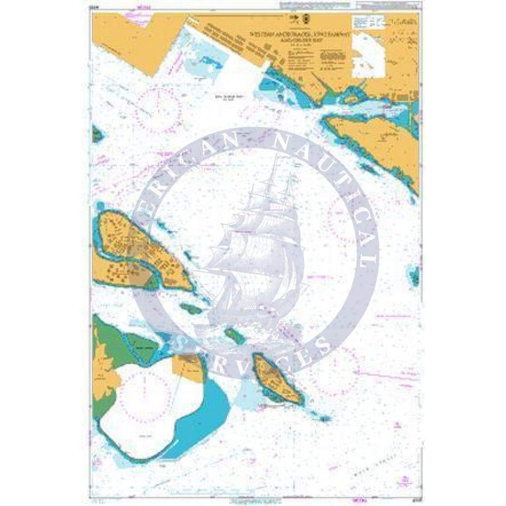 British Admiralty Nautical Chart 4035: Port of Singapore, Western Anch ...