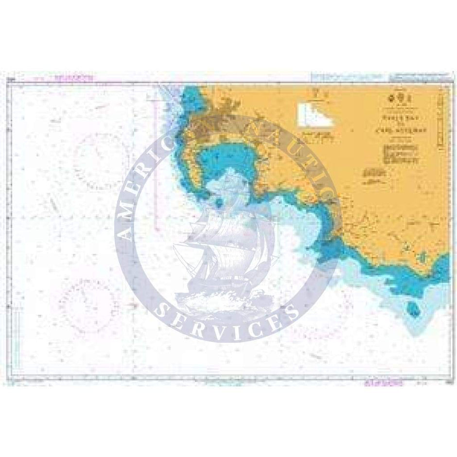 British Admiralty Nautical Chart 4152: Table Bay to Cape Agulhas ...